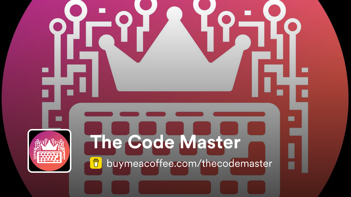 Extras | The Code Master - Buymeacoffee