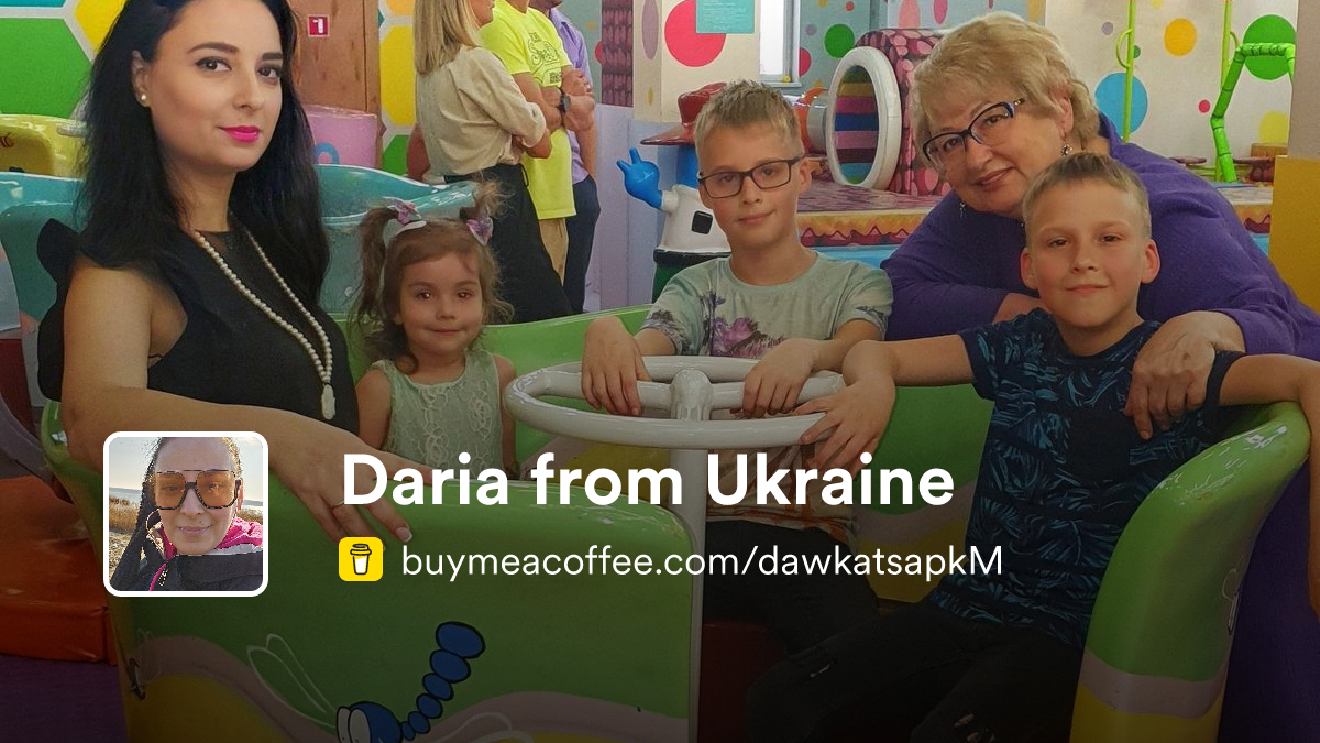 Daria from Ukraine - Buymeacoffee