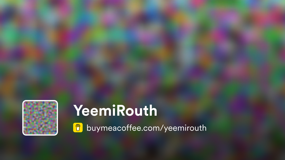 YeemiRouth - Buymeacoffee