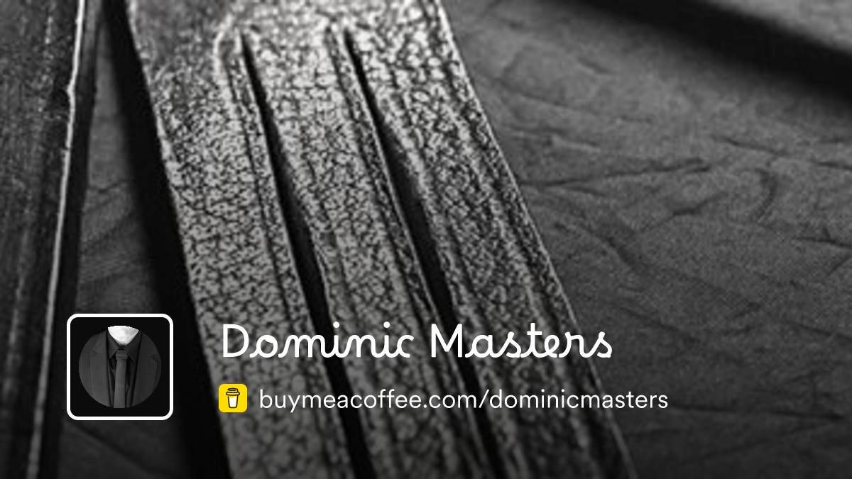 Dominic Masters - Buymeacoffee