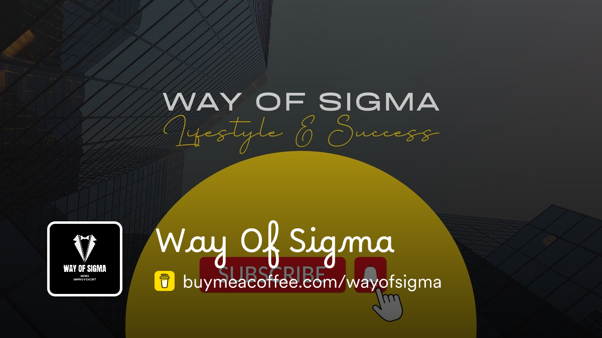 Way Of Sigma - Buymeacoffee