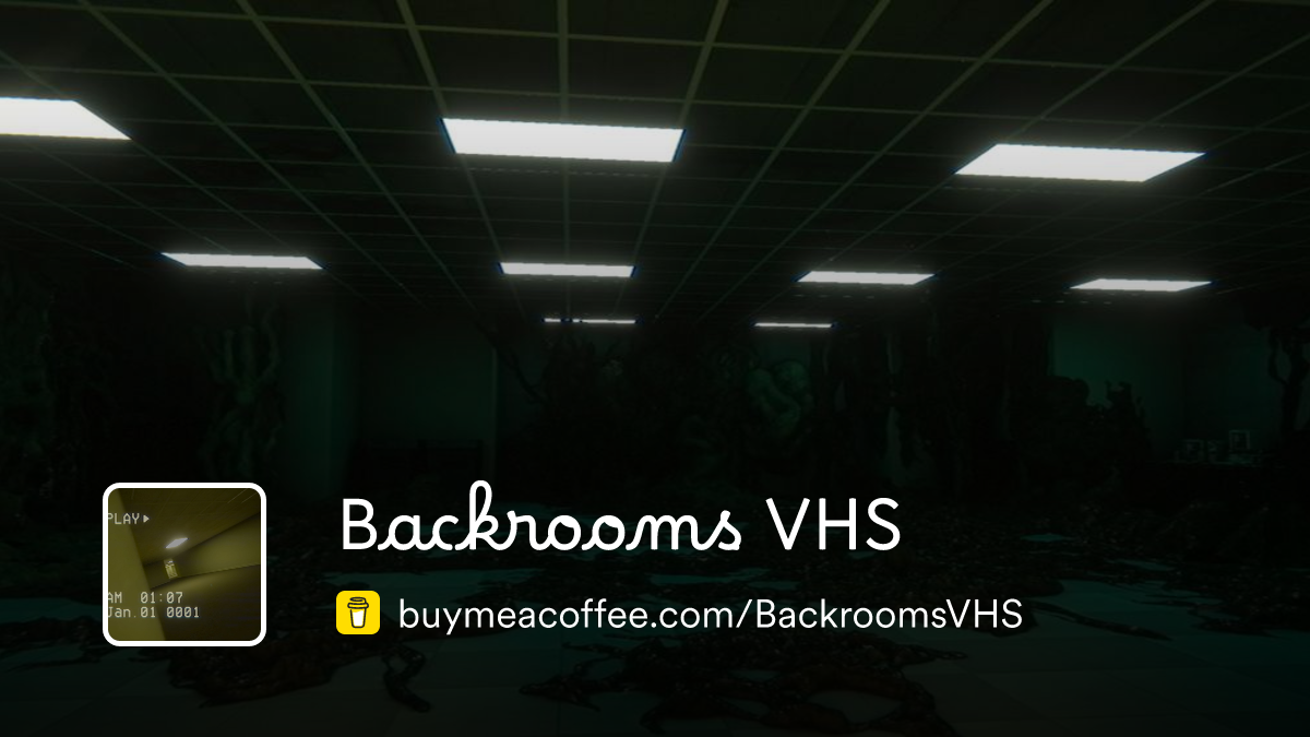 Backrooms VHS is a horror survival game - Buymeacoffee