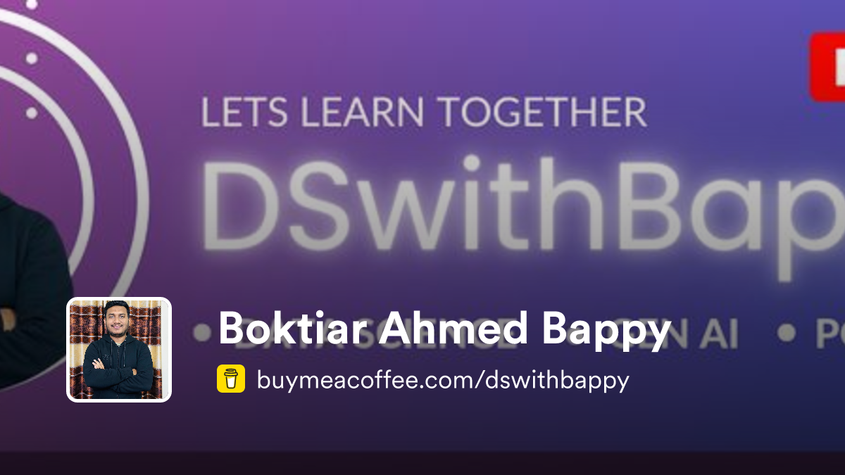 Boktiar Ahmed Bappy is YouTube Content - Buymeacoffee