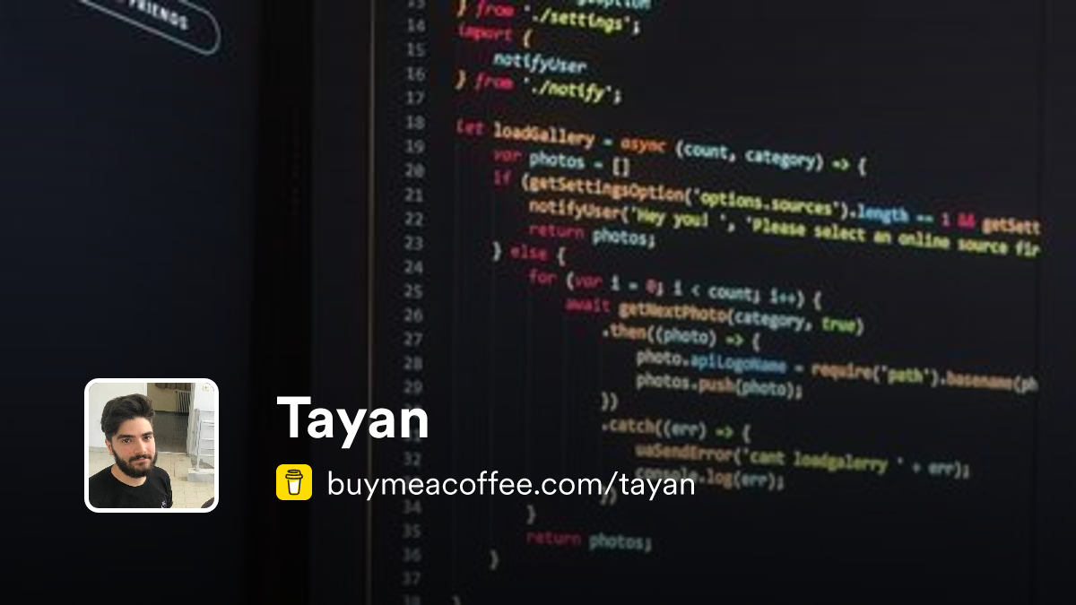 Tayan - Buymeacoffee