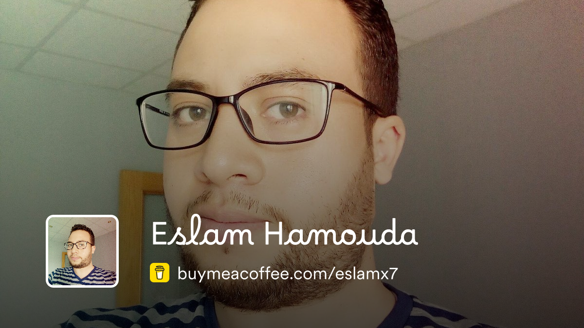 Eslam Hamouda - Buymeacoffee