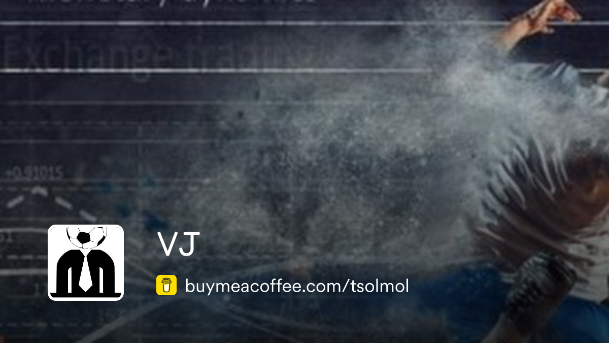 VJ is Creating algorithm for soccer matches - Buymeacoffee