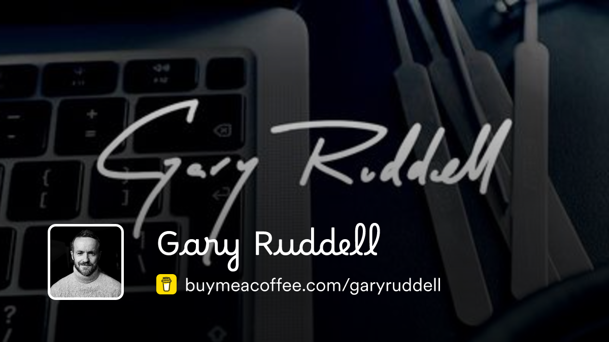 Gary Ruddell - Buymeacoffee