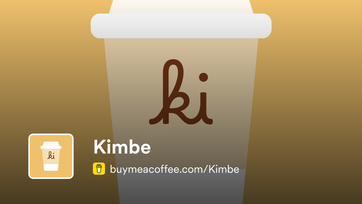 Kimbe - Buymeacoffee