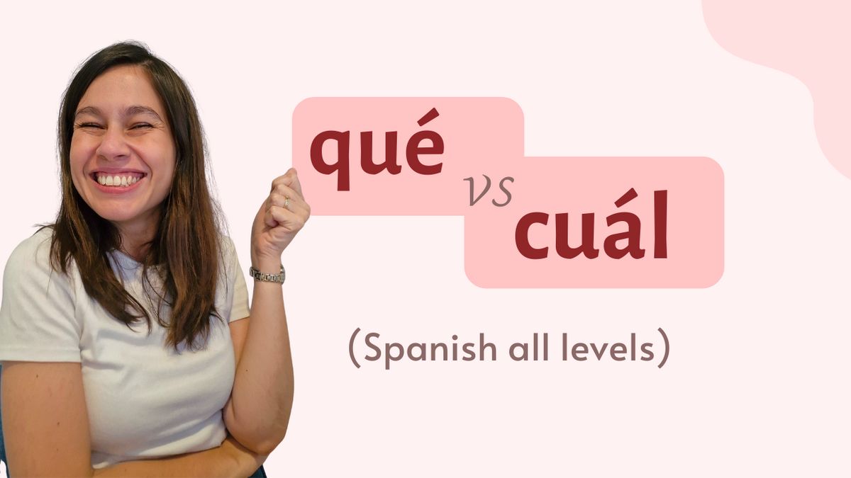 ¿QUÉ? or ¿CUÁL?, that's the question — Andrea - Buymeacoffee