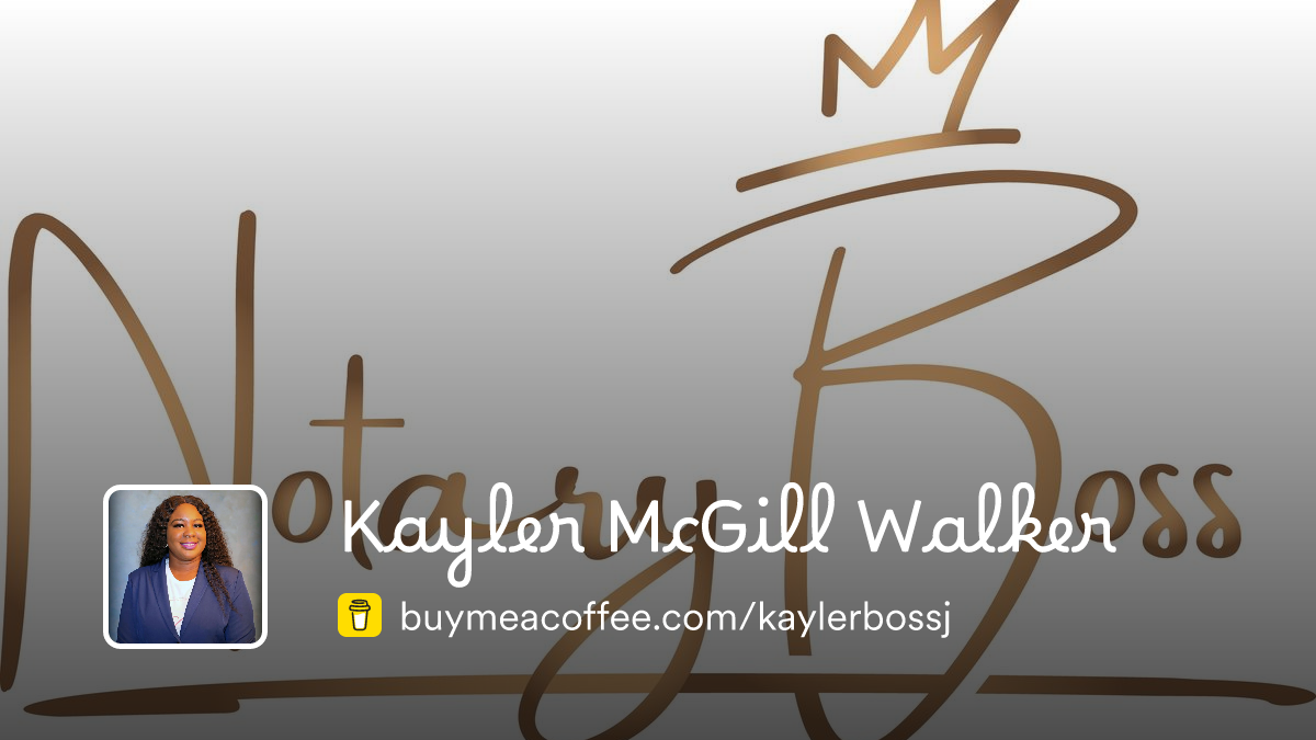 Kayler McGill Walker - Buymeacoffee