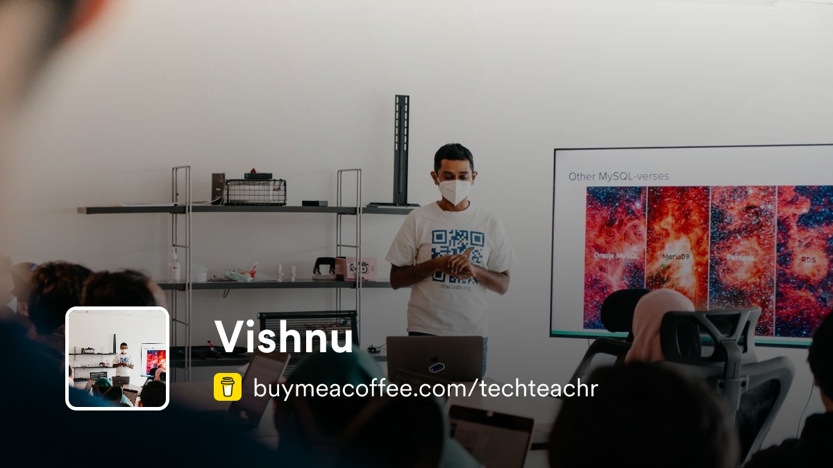 Vishnu is is creating data engineering art - Buymeacoffee
