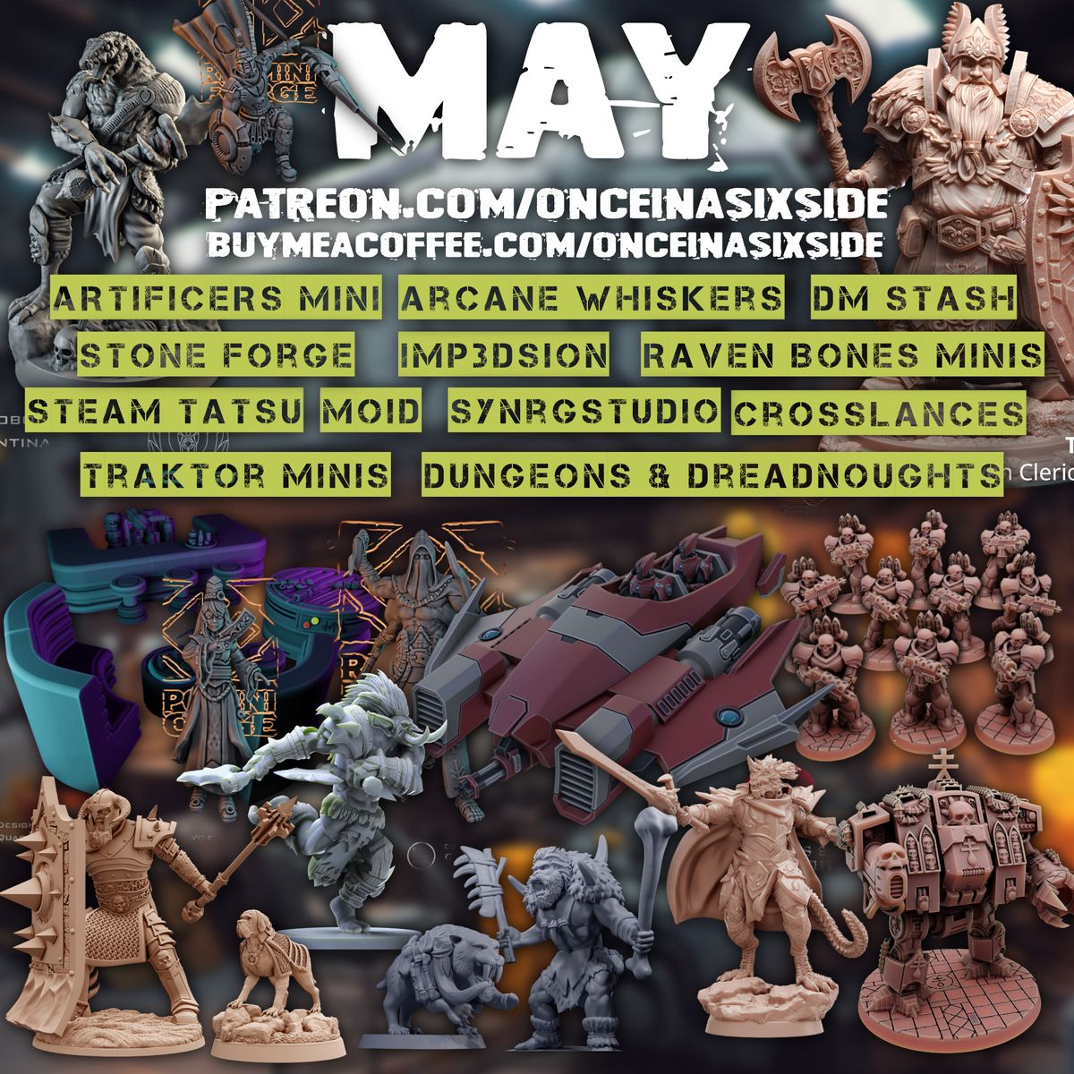 May Files are here! — Once in a Six Side - Buymeacoffee
