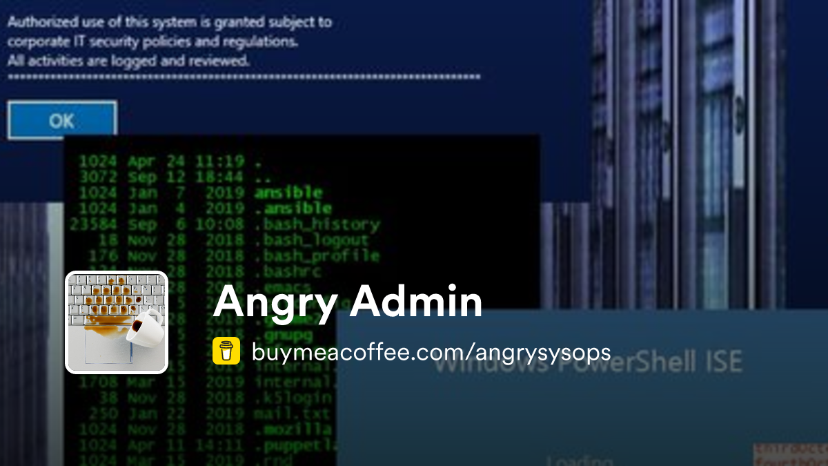 Angry Admin is blogging, creating YouTube videos and podcast - Buymeacoffee