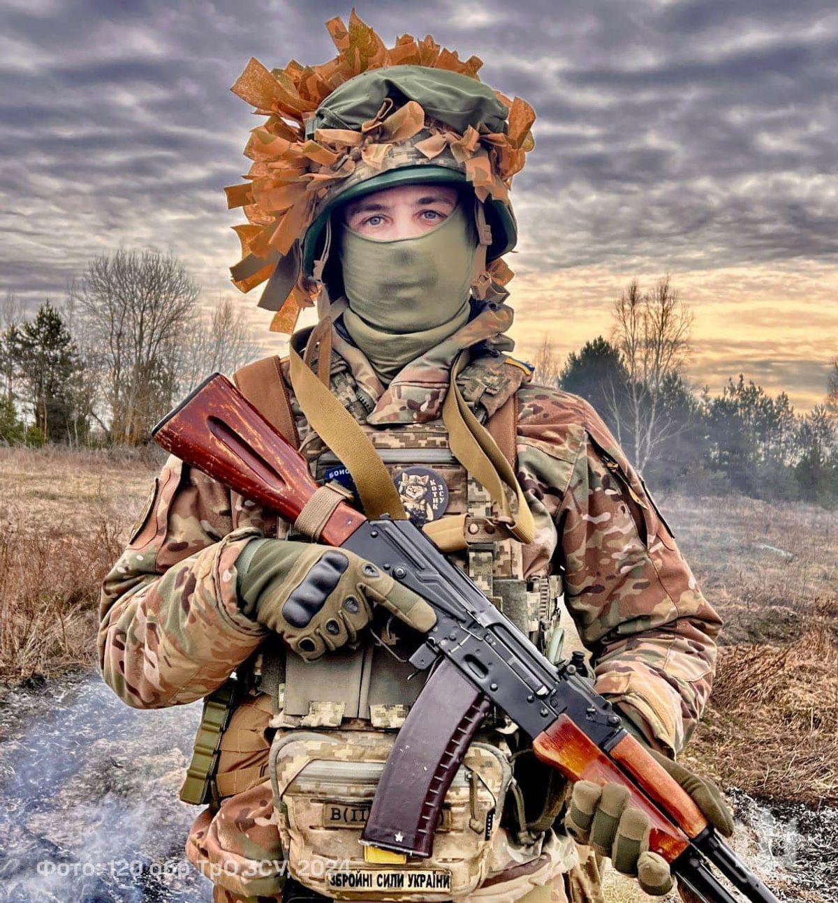 The faces of the soldiers from the 120 TDF Brigade — Ukrainian Forces ...