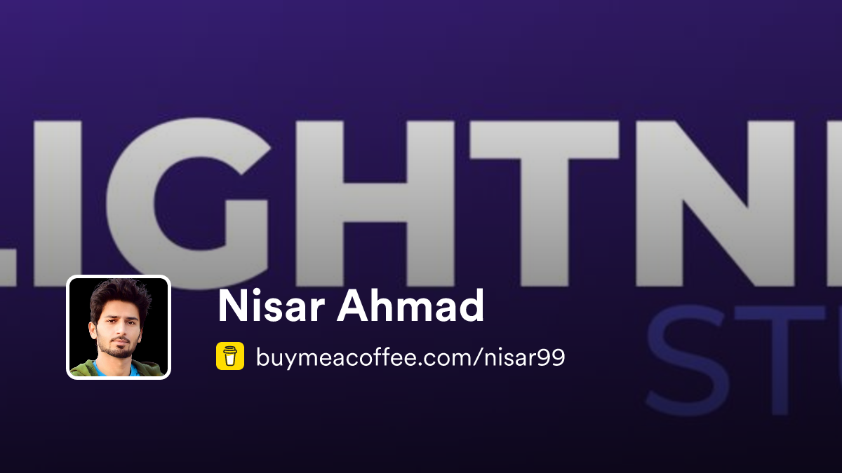 Nisar Ahmad is Created Lightning Studio, Salesforce Assistant Extensions on Chrome - Buymeacoffee