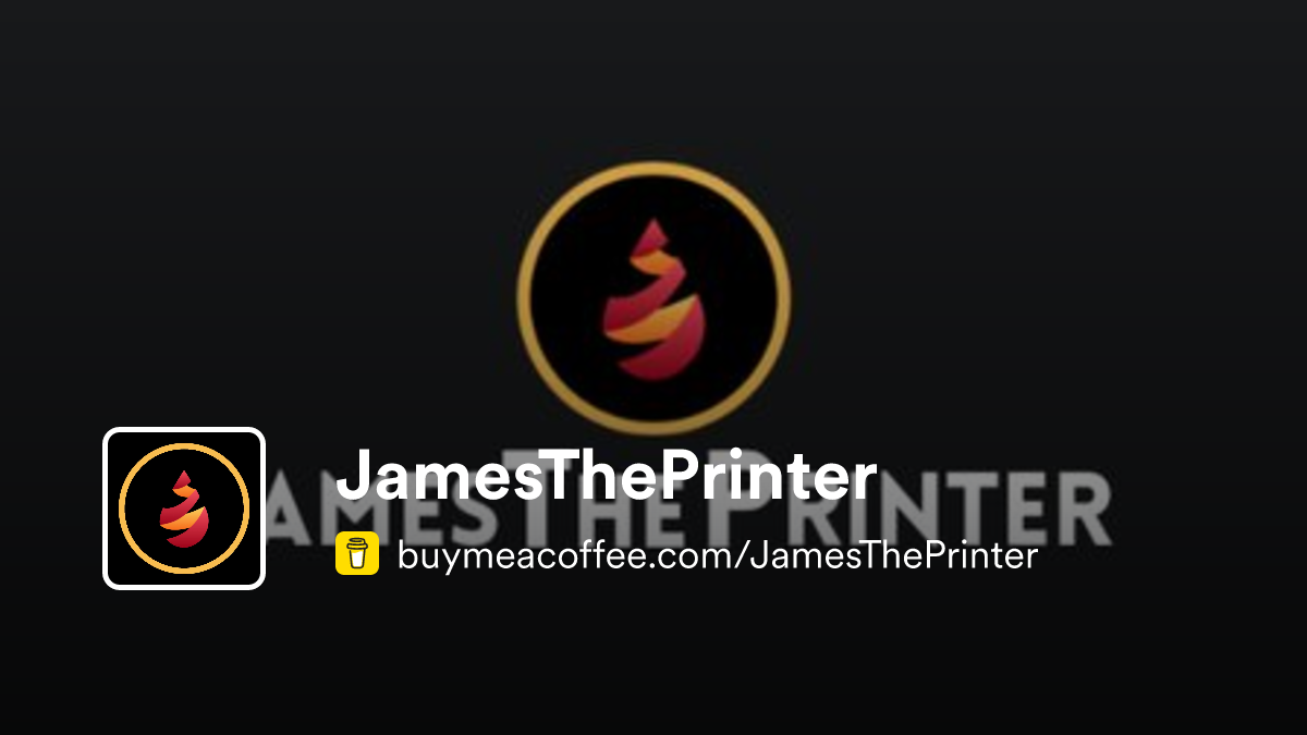 JamesThePrinter - Buymeacoffee