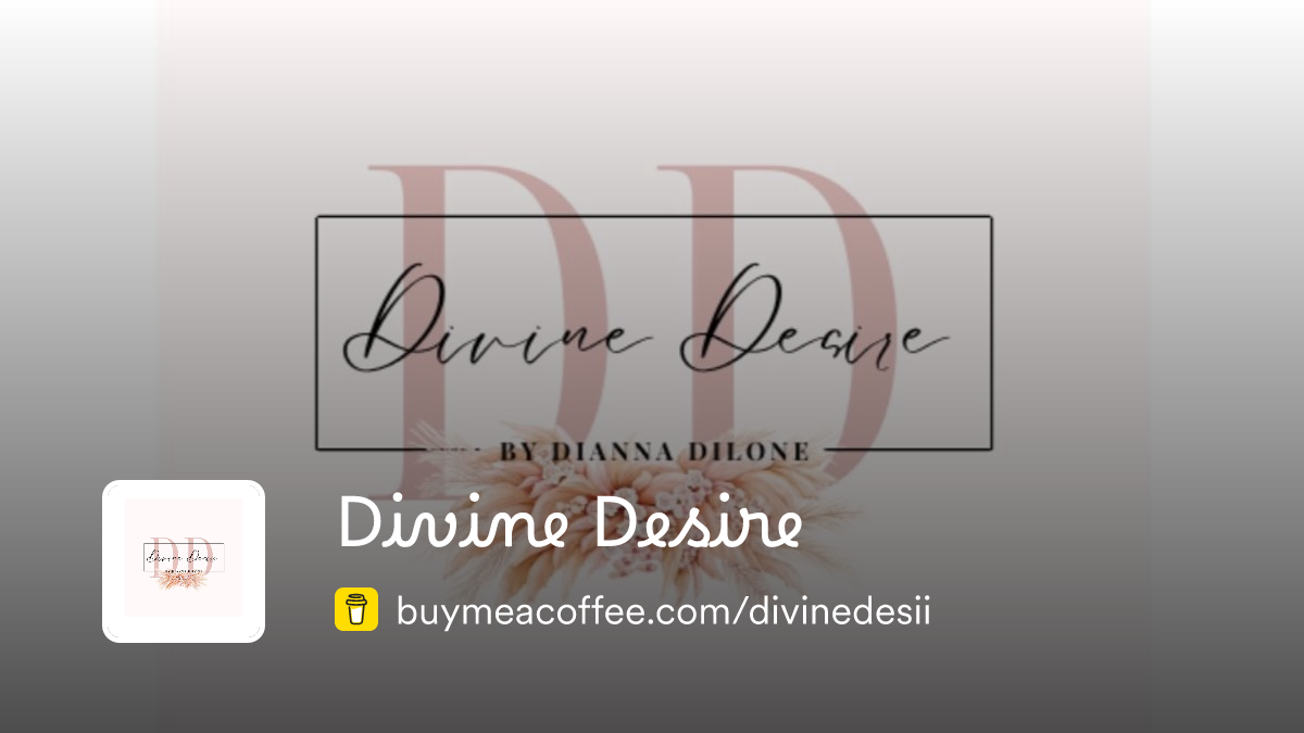 Divine Desire - Buymeacoffee