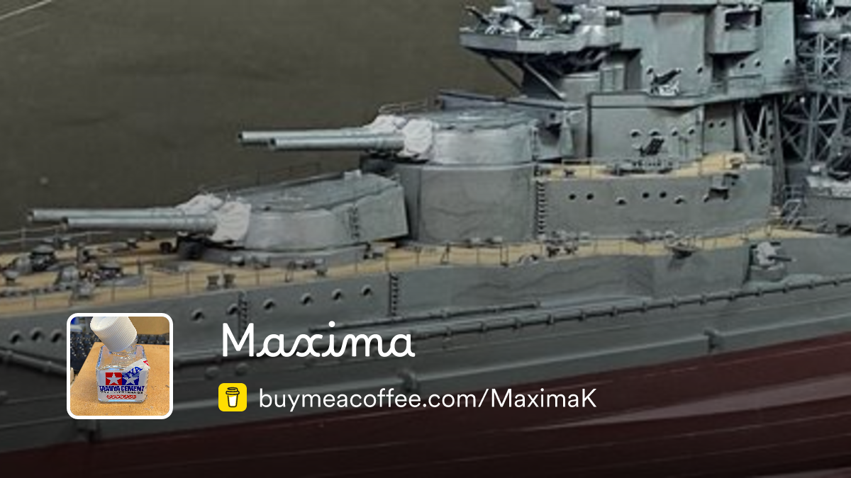 Maxima is Making a plastic model - Buymeacoffee