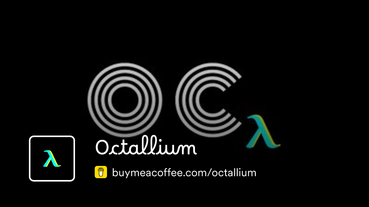 Octallium is creating videos on programming which includes Python, Elixir, etc. - Buymeacoffee