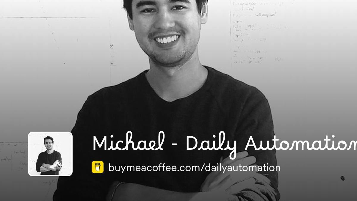 Michael - Daily Automations - Buymeacoffee