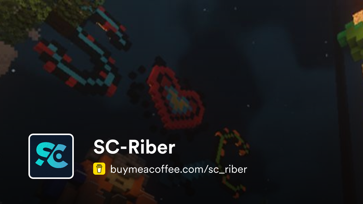 SC-Riber is Unique Minecraft server - Buymeacoffee