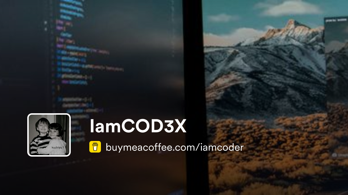 IamCOD3X is In The Loop Of Life - Buymeacoffee
