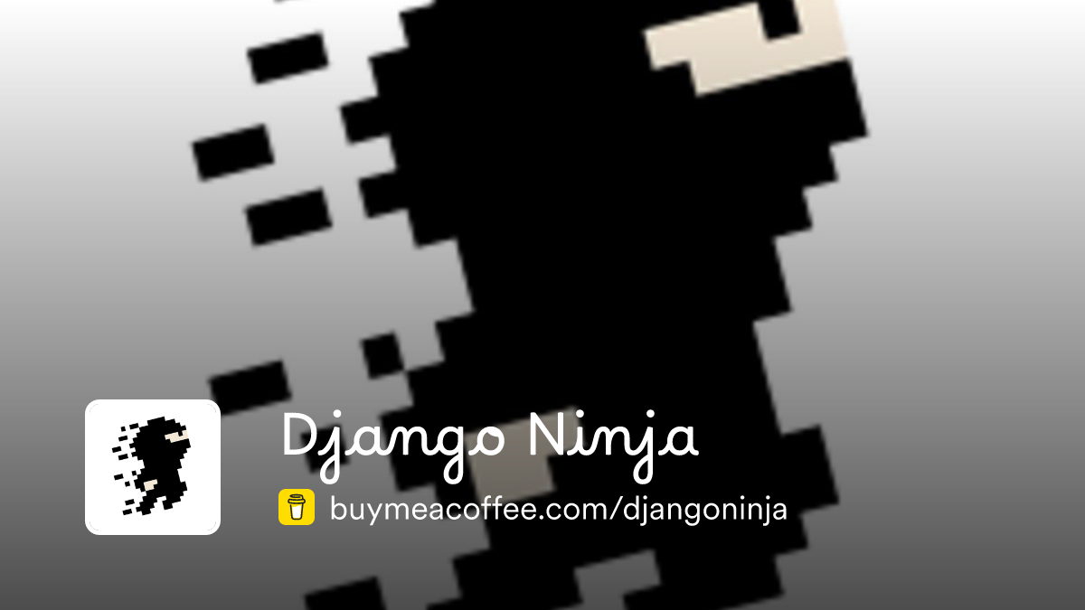 Django Ninja - Buymeacoffee