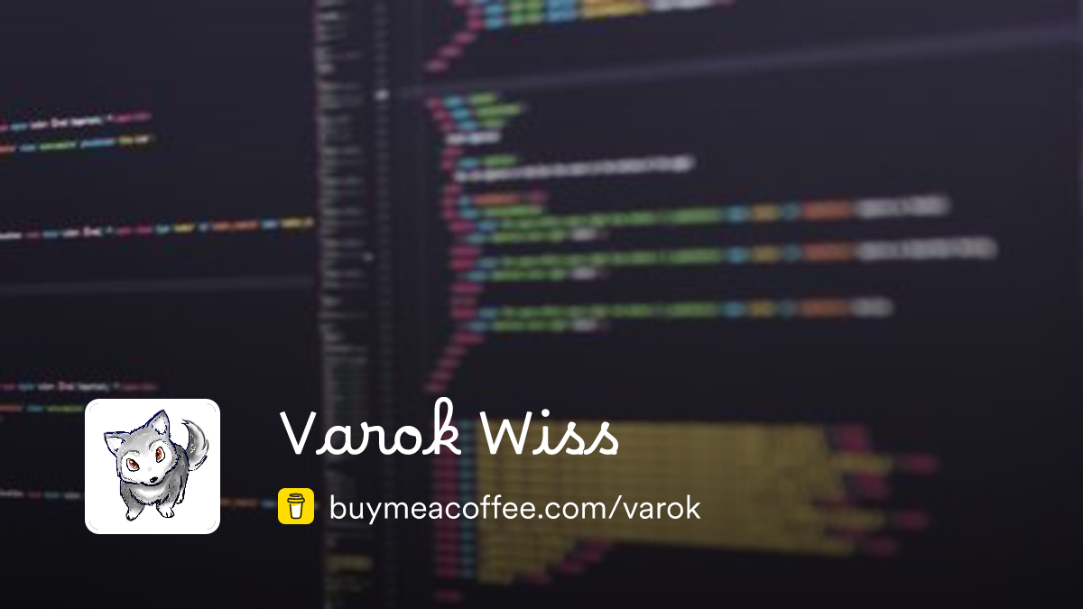 Varok Wiss - Buymeacoffee