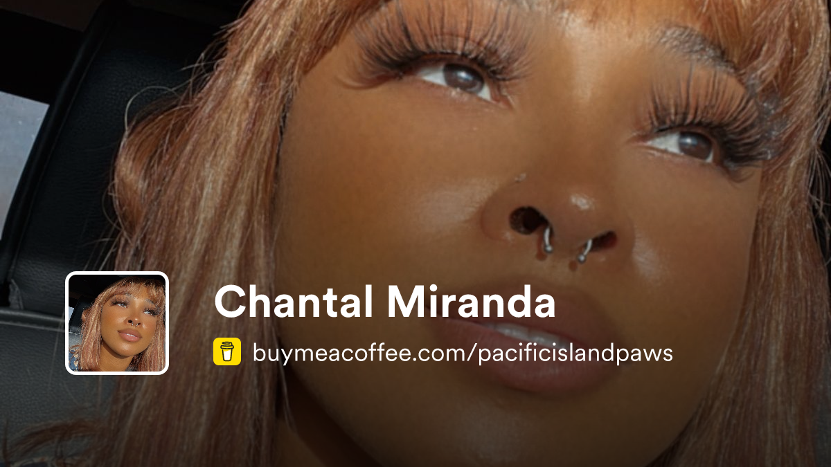 Chantal Miranda - Buymeacoffee