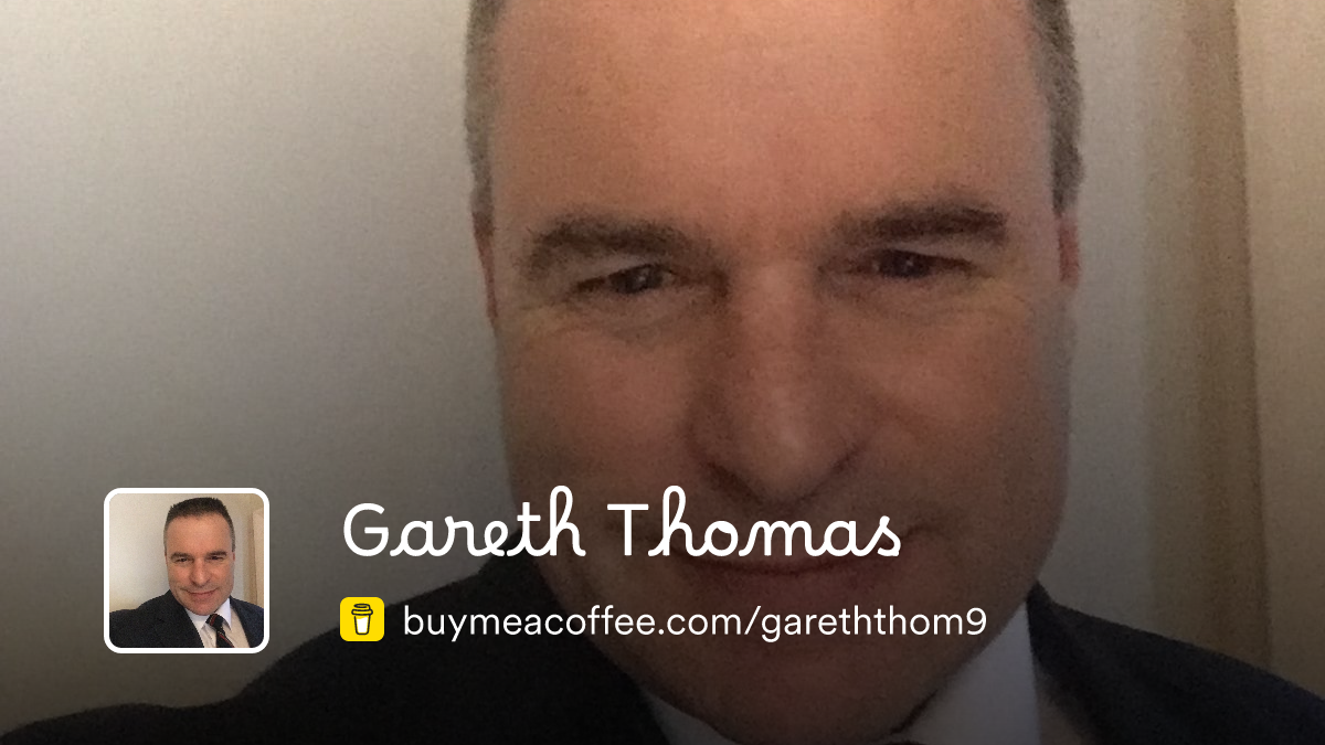 Gareth Thomas - Buymeacoffee