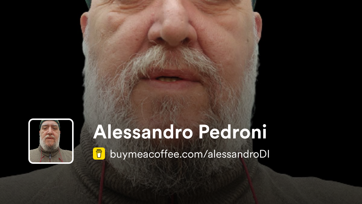 Alessandro Pedroni is drawing and painting - Buymeacoffee