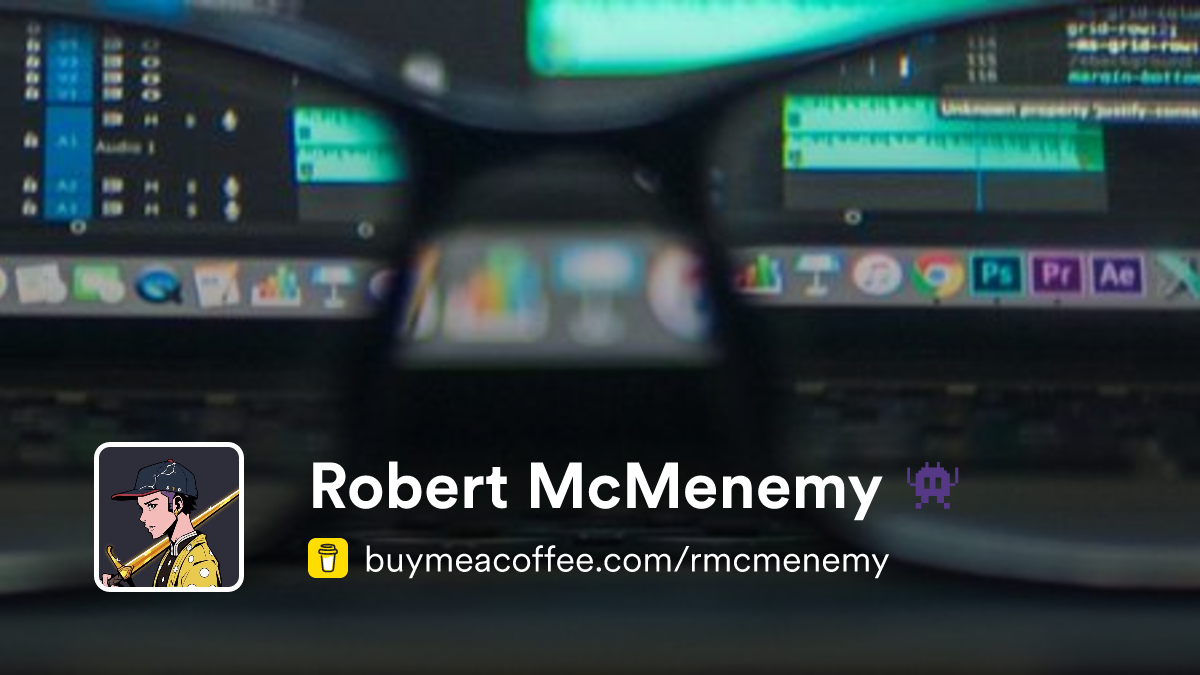 Robert McMenemy 👾 - Buymeacoffee