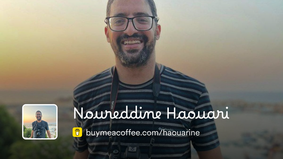 Noureddine Haouari - Buymeacoffee