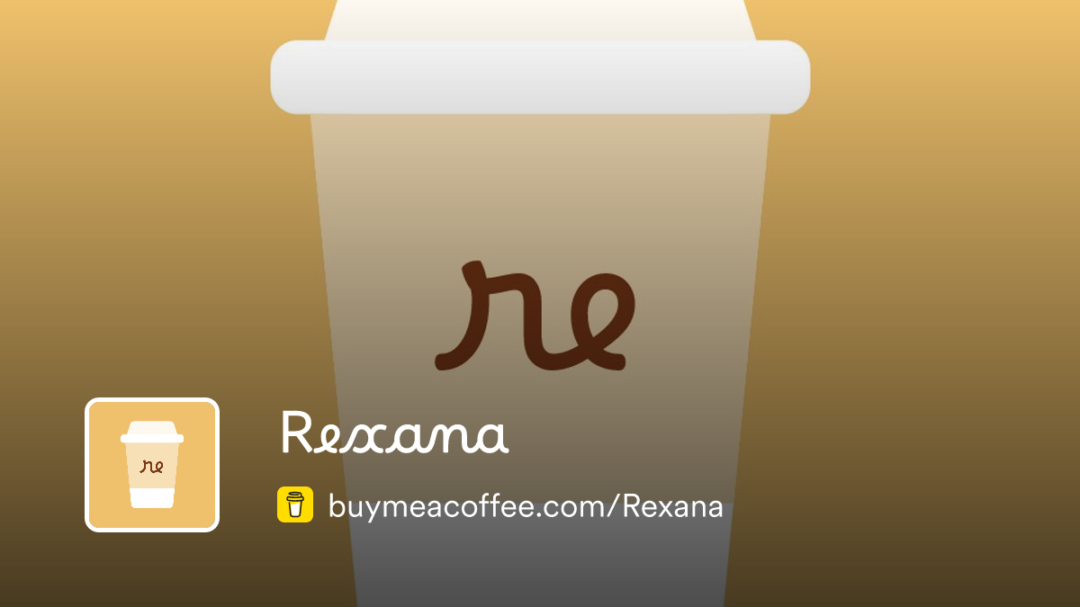Rexana - Buymeacoffee