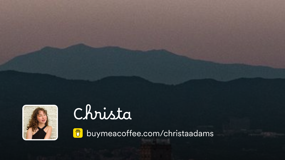 Christa is writing & reading - Buymeacoffee
