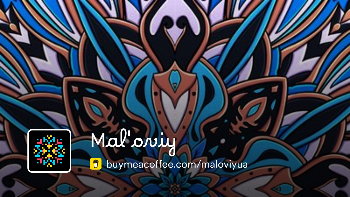 Mal'oviy is a community for Ukrainian artists - Buymeacoffee