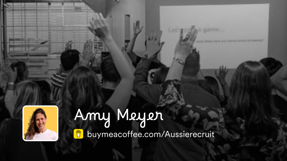 Amy Meyer is helping Australians to get jobs in the US 🇺🇸🇦🇺 - Buymeacoffee