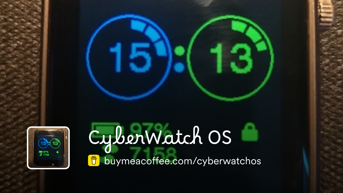 CyberWatch OS is opensource operating system for smart watch LilyGo ...