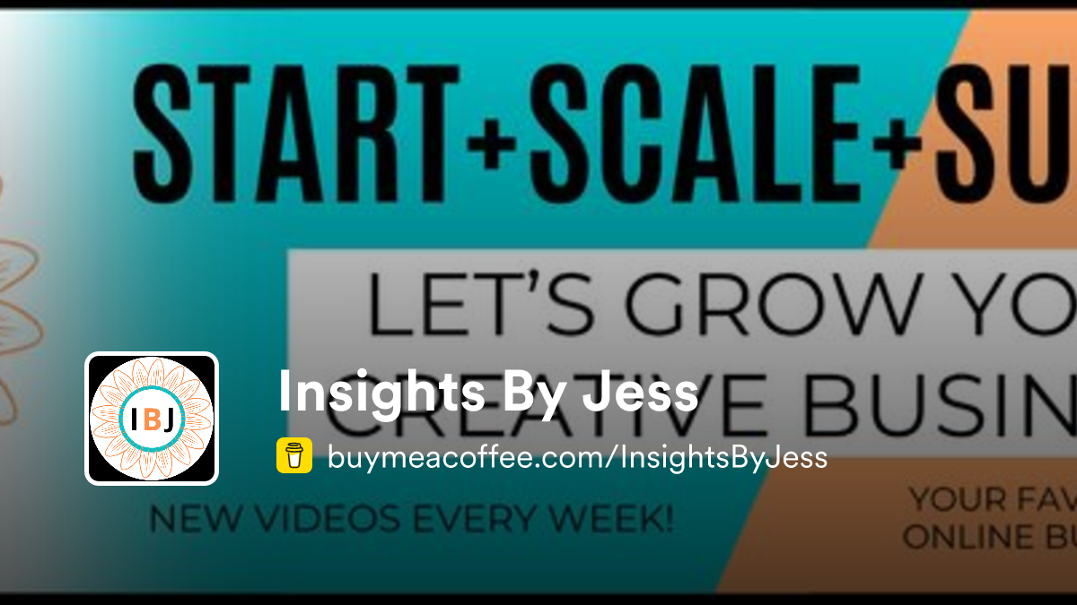 Insights By Jess - Buymeacoffee