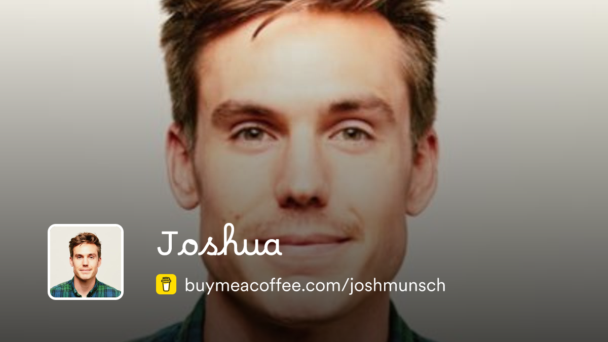 Joshua - Buymeacoffee