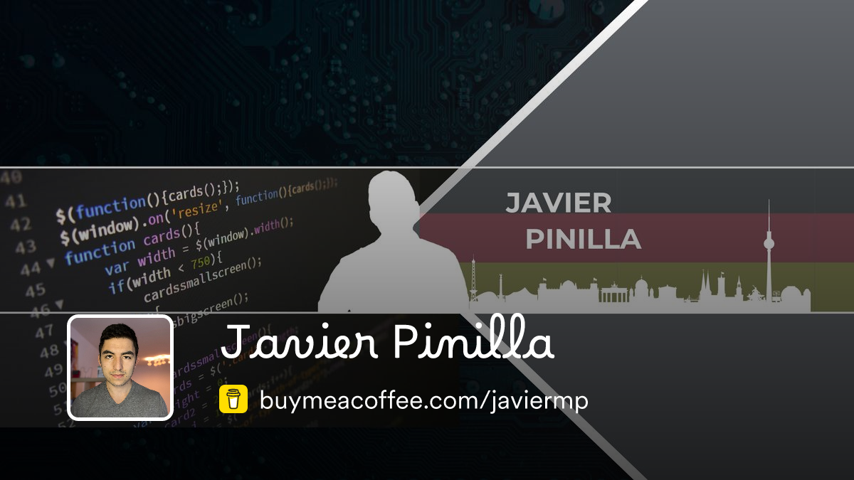 Javier Pinilla is creating YouTube videos - Buymeacoffee