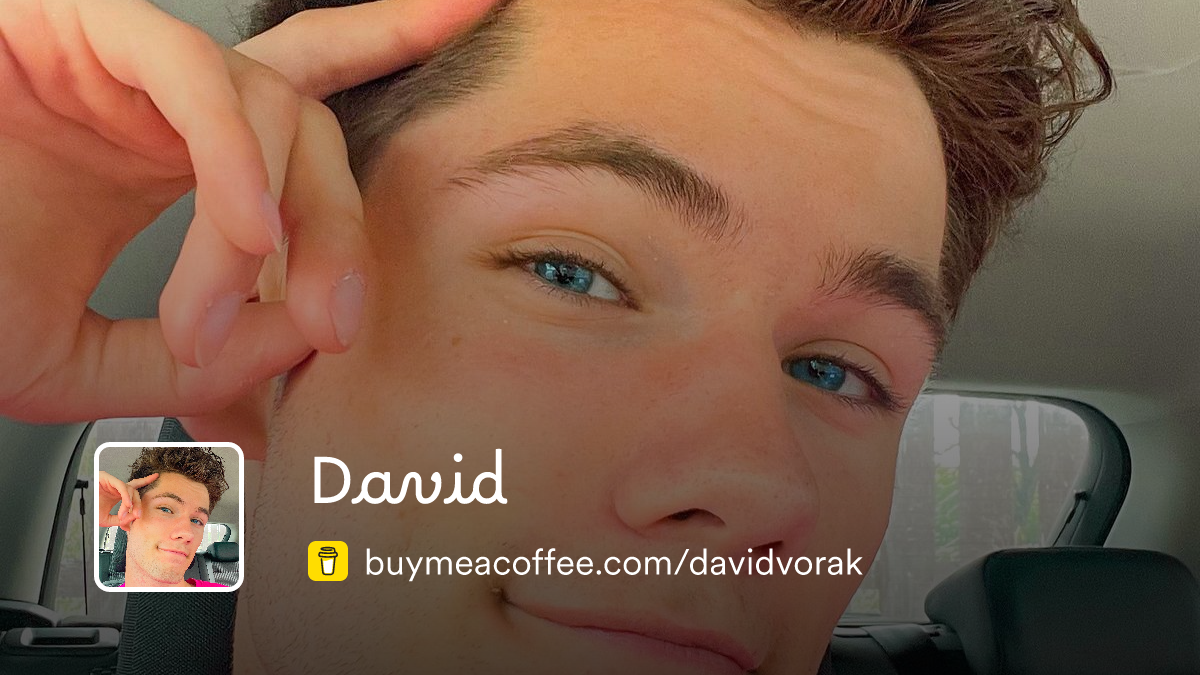 David is youtuber - Buymeacoffee