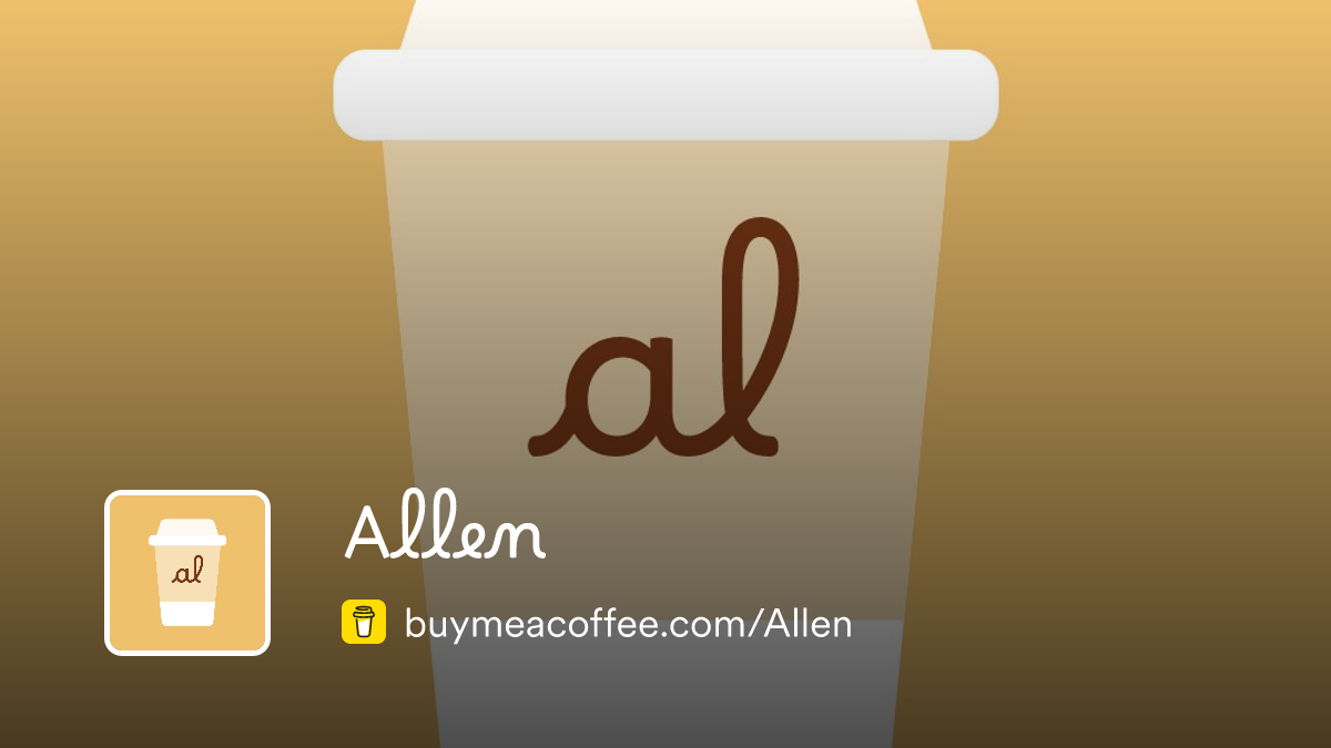 Allen - Buymeacoffee