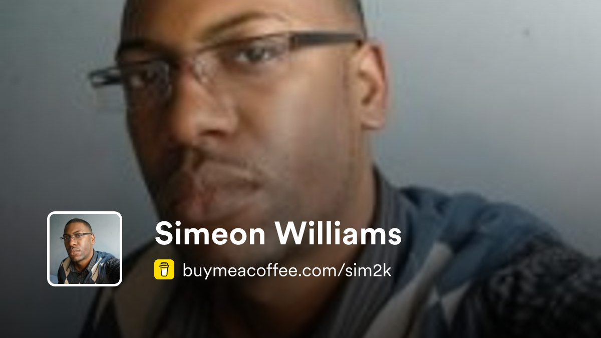 Simeon Williams - Buymeacoffee