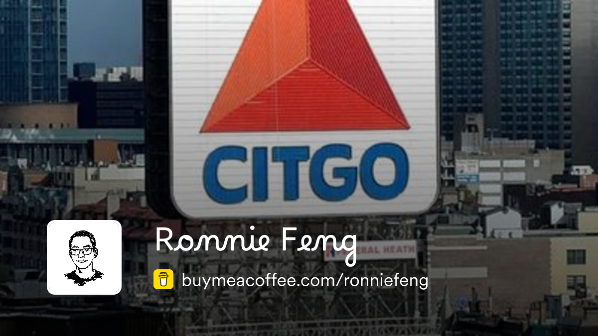 Ronnie Feng is a creative software developer - Buymeacoffee