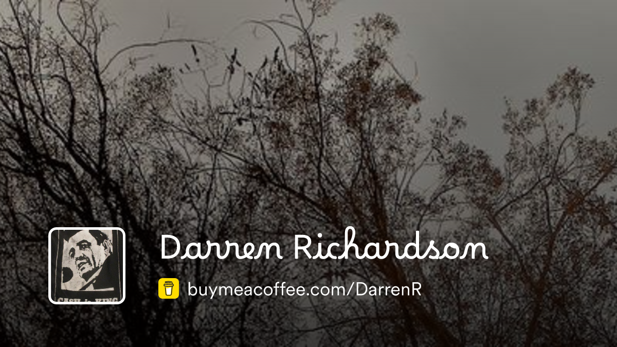 Darren Richardson is Writing - Buymeacoffee