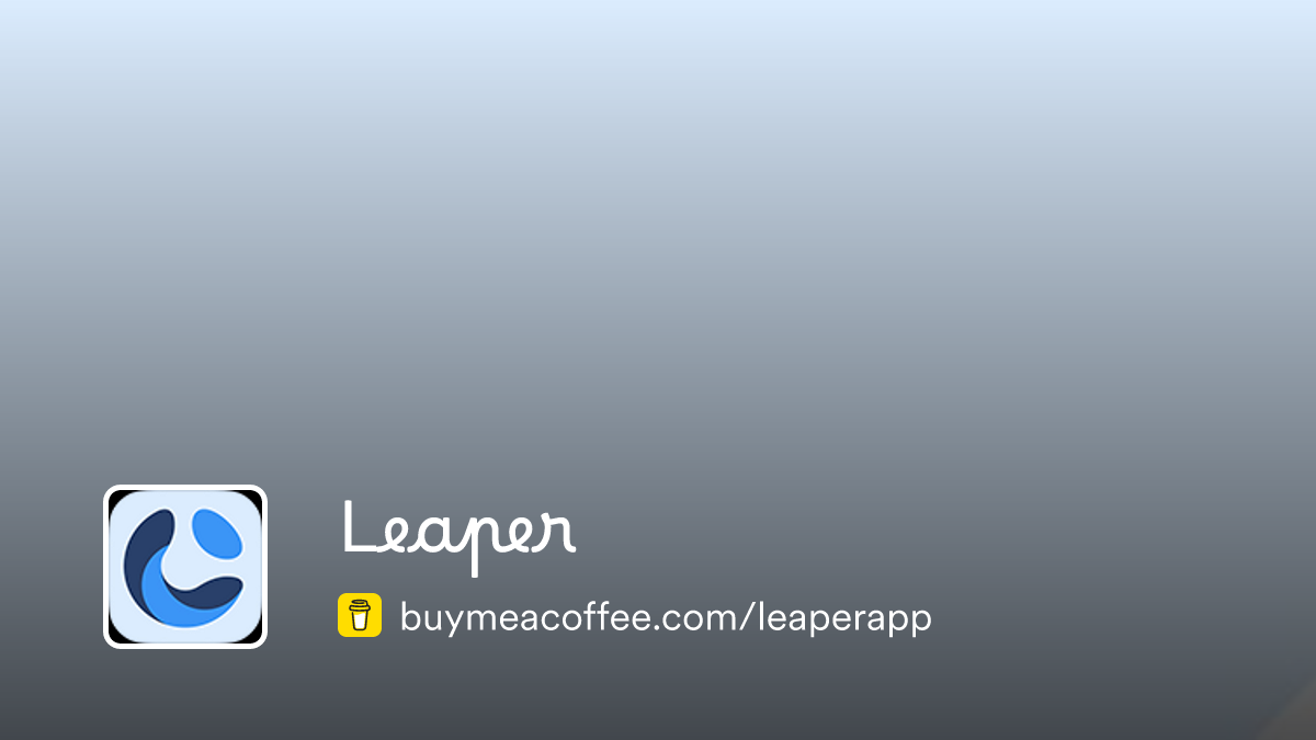 Leaper - Buymeacoffee