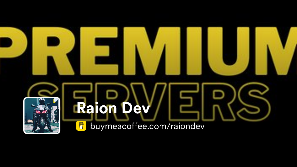 Raion Dev is creating fivem servers - Buymeacoffee