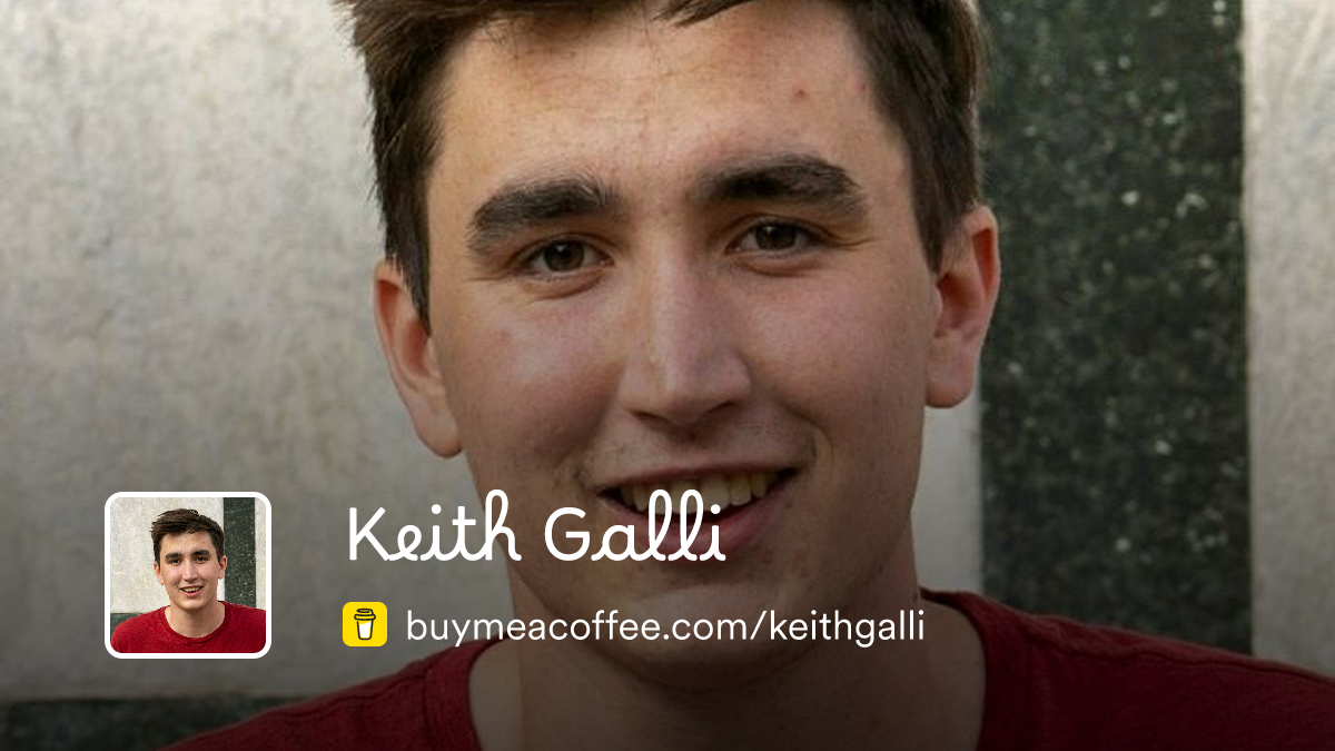 Keith Galli is creating educational videos on programming, data science ...