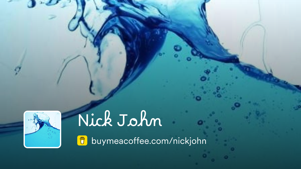 Nick John - Buymeacoffee